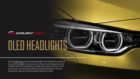 A Guide to OLED Headlights and Their Advantages - Carlightvision